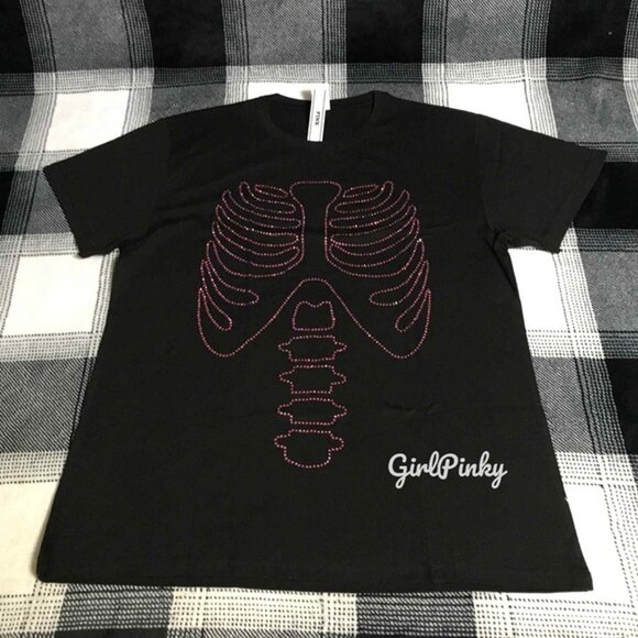 PINK Victoria's Secret | Tops | Vs Pink Halloween Campus Tee With ...